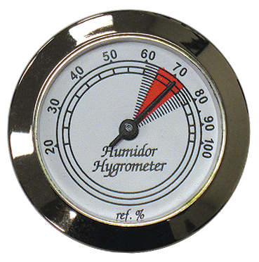 Hygrometer Frame & Glass Face: Just Smoke Cigars